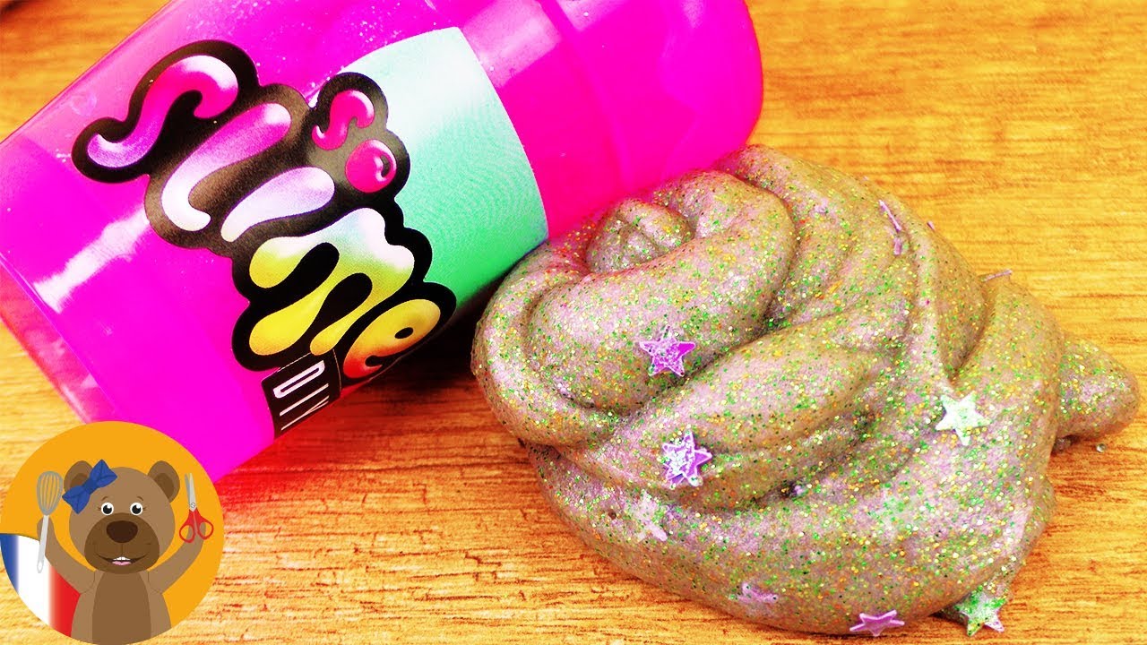 DIY Slime avec poudre | Slime à paillettes à faire soi-même | Super ...