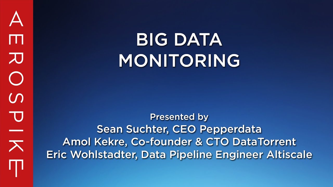 Big Data Monitoring - YouTube
