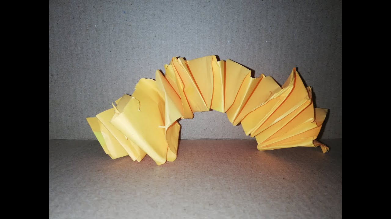 How to make a paper slinky - YouTube