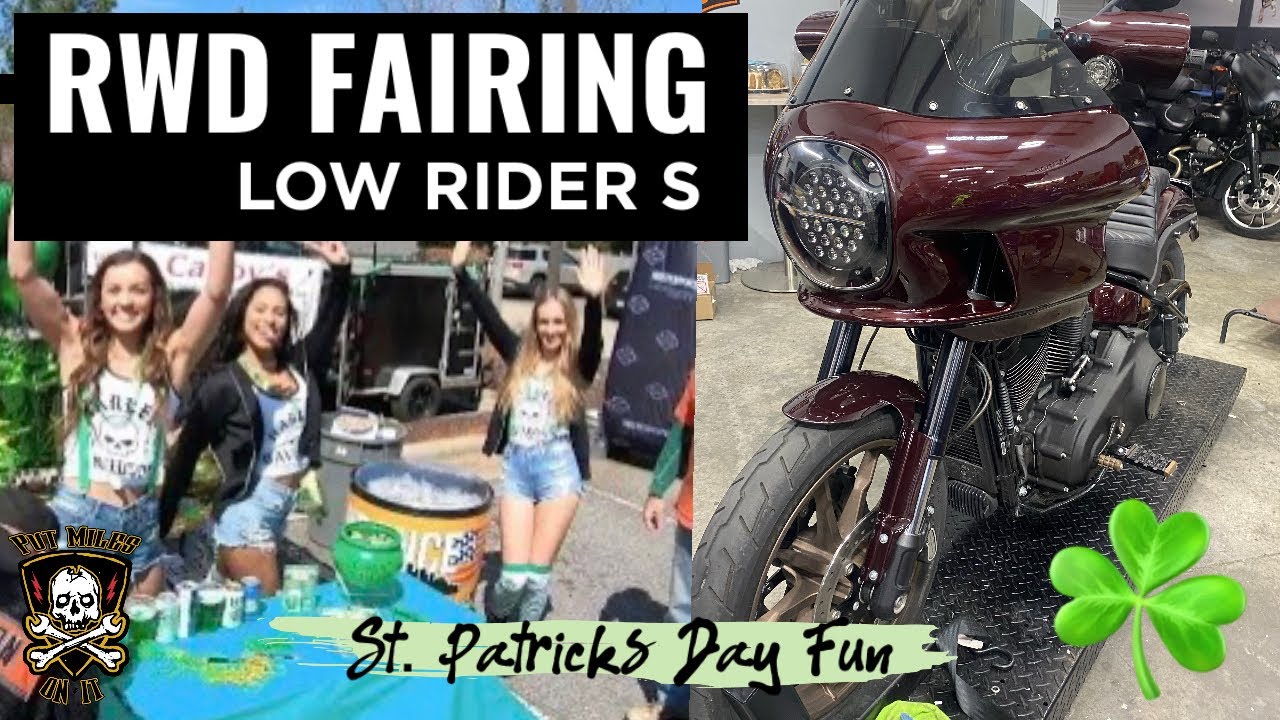 Picking up my Low Rider S with the Russ Wernimont Designs FXRT Fairing ...