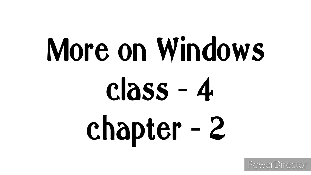More On Windows Computer Language Class 4 YouTube more-on-windows-computer-language-class-4-youtube
