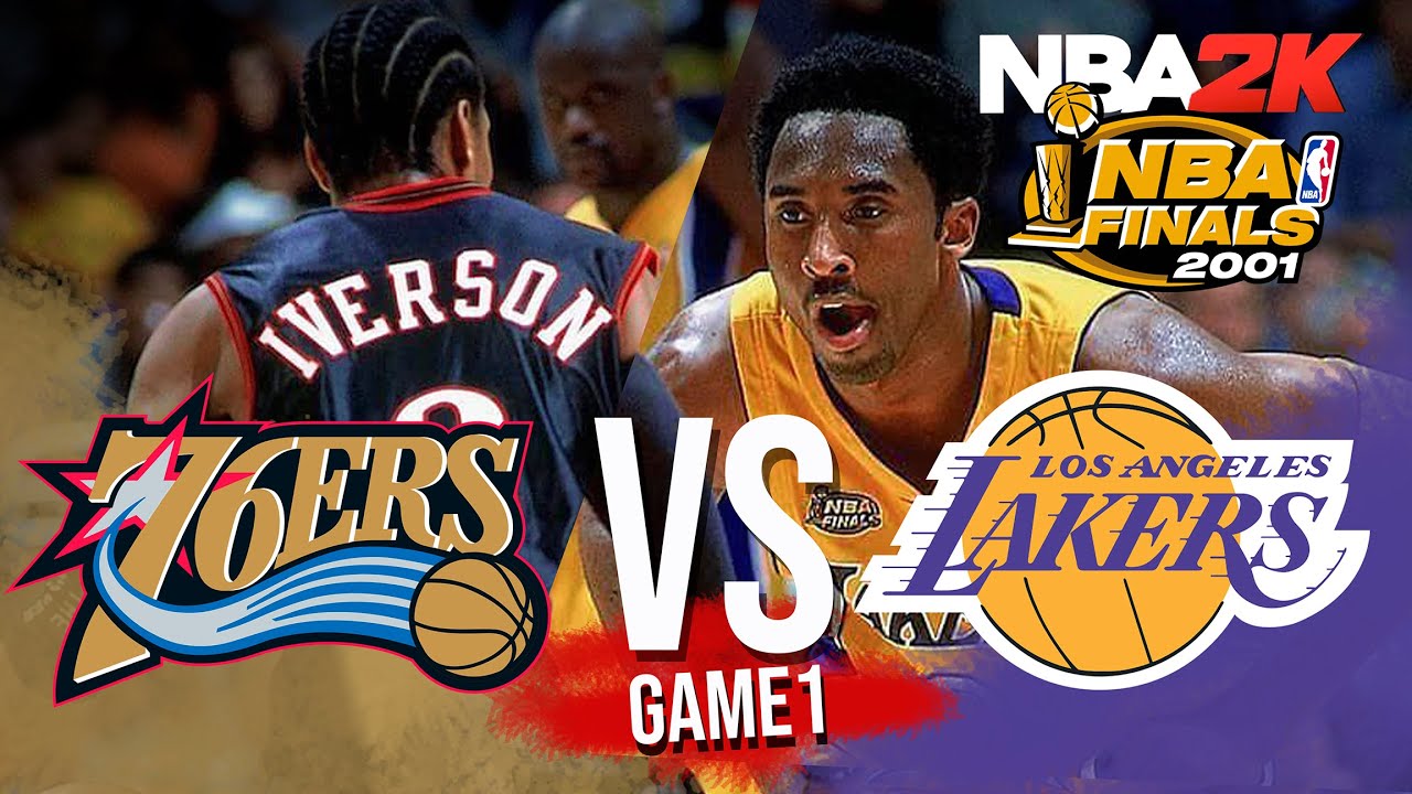 GAME 1 The finals epic NBA 2001🏆 LAKERS VS SIXERS😊 - YouTube