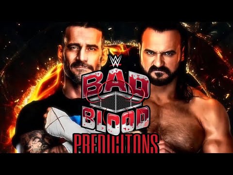 WWE Bad Blood Predictions!! 🩸 - YouTube