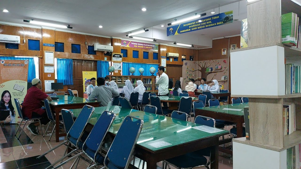 PROFIL PERPUSTAKAAN SMA NEGERI 8 JAKARTA - YouTube