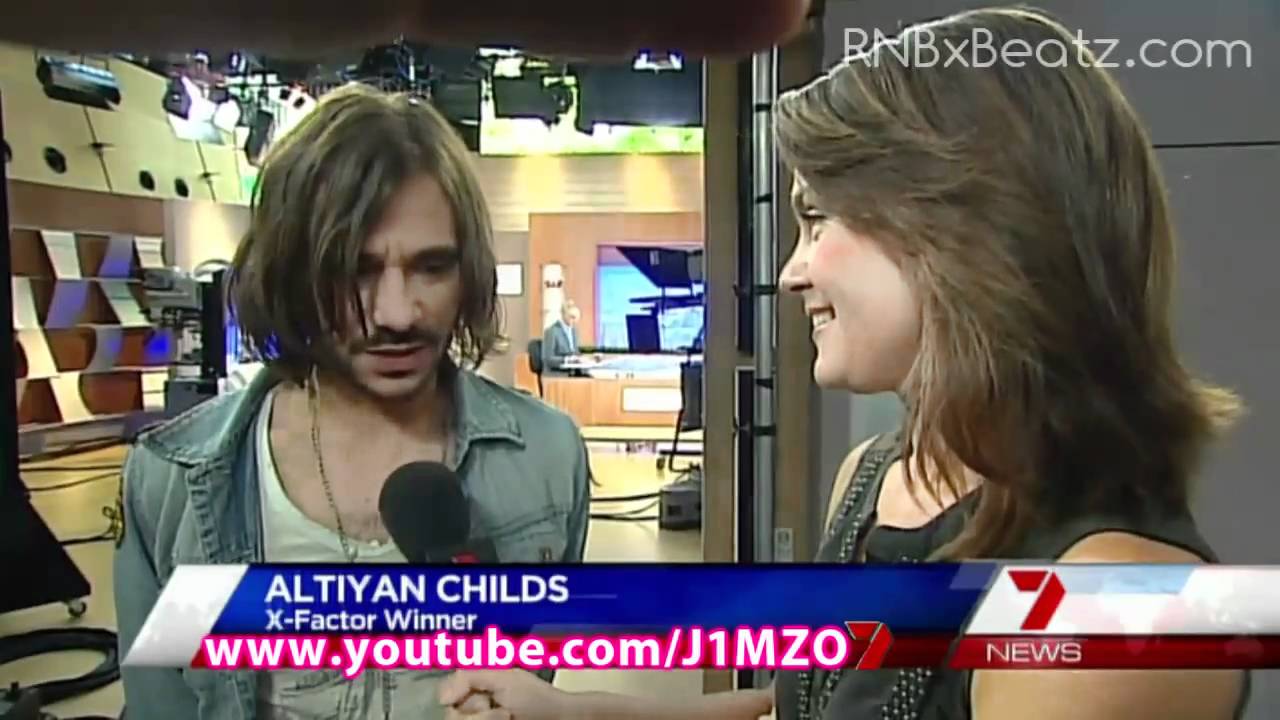 Altiyan Childs - Winner Of X Factor Australia 2010 on 7 News - YouTube