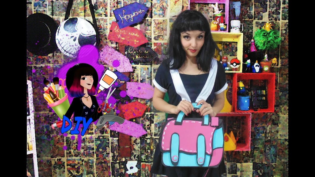 DIY - Cartoon Bag - YouTube