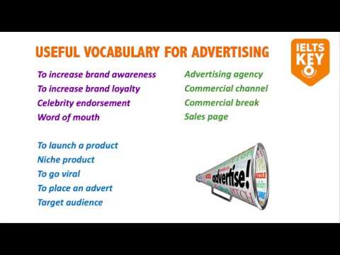 ADVERTISING VOCABULARY - YouTube