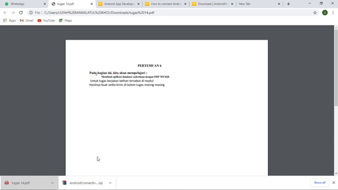 Tutorial Membuat Aplikasi Database Sederhana Dengan Php Mysql Youtube 5300