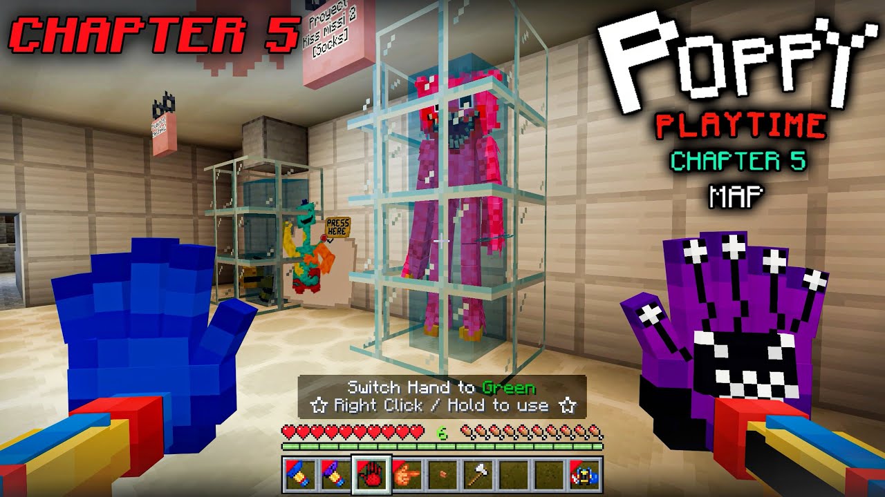 [Chapter 5] Poppy Playtime Chapter 5 - Minecraft map - YouTube