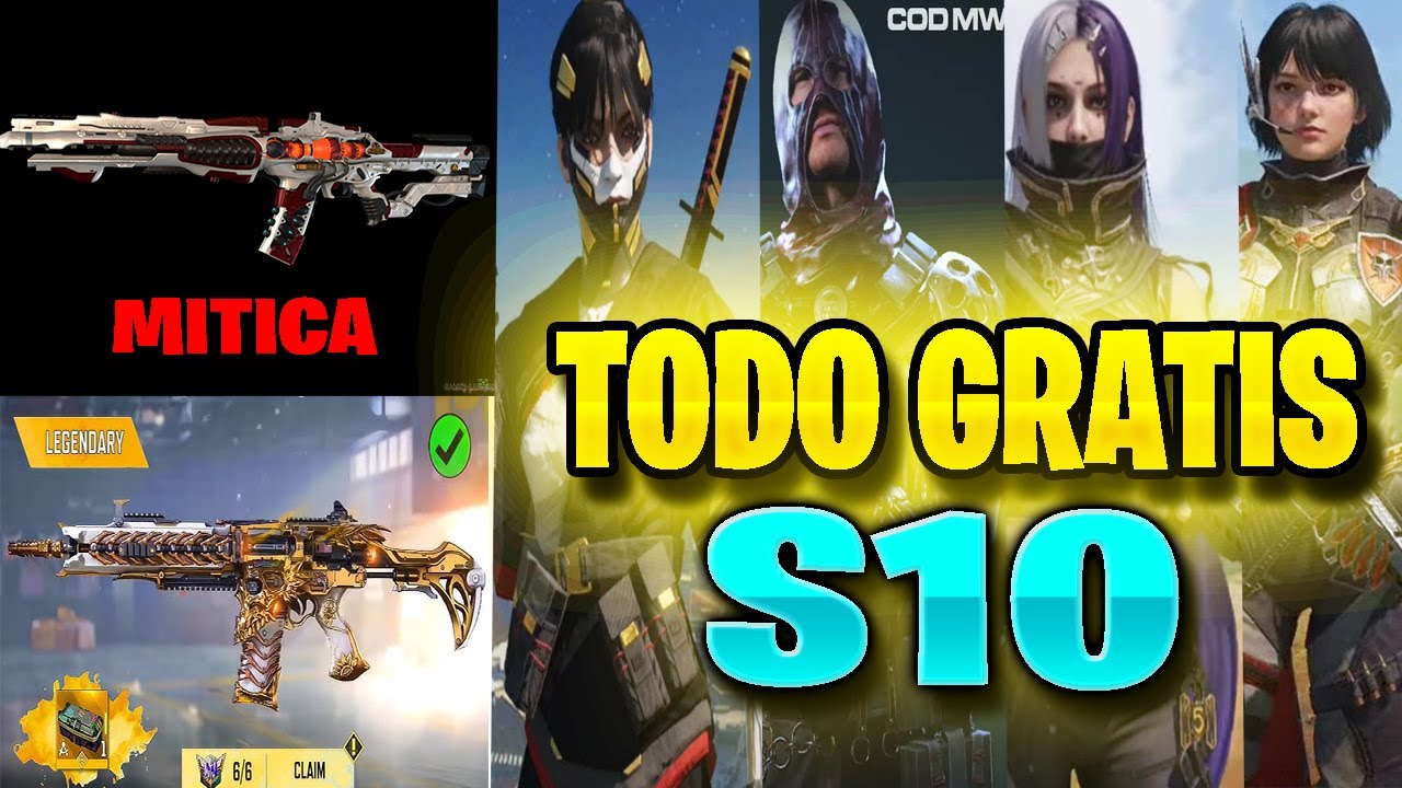 ARMAS MITICAS, LEGENDARIAS, PERSONAJES, TODO GRATIS!! TEMPORADA 10 ...