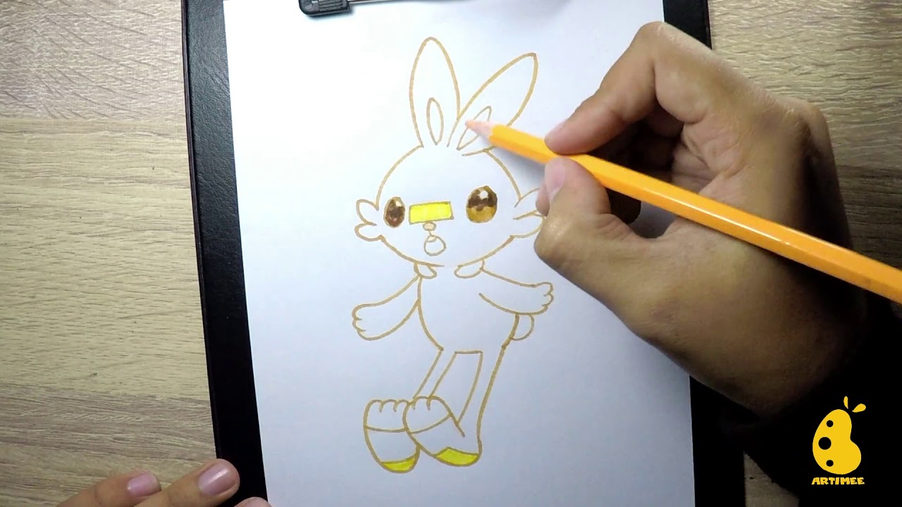 How to Draw scorbunny | Pokemon Drawing - YouTube