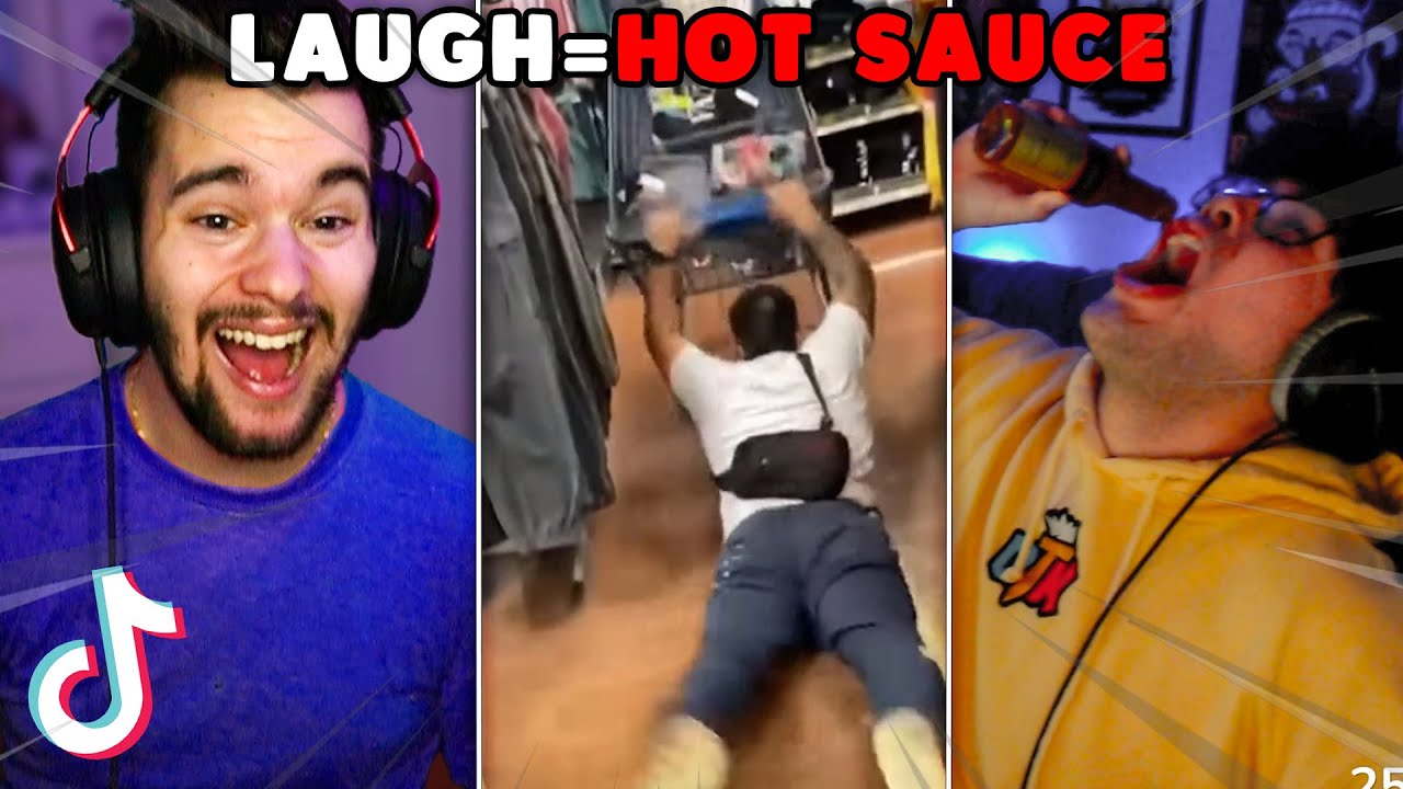 IF WE LAUGH, WE DRINK HOT SAUCE (YLYL CHALLENGE) FT. ElasticDroid - YouTube