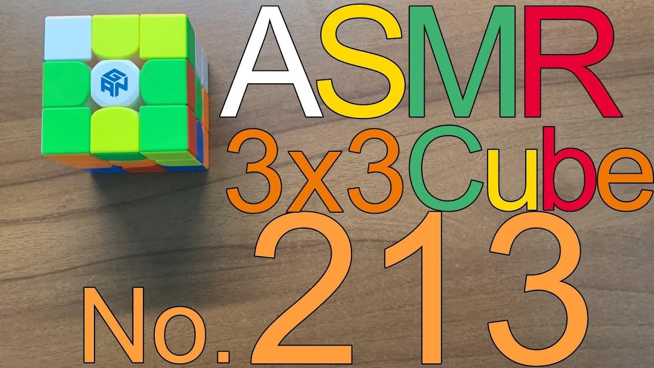 [3x3] No.213 Solve Cube | scramble | ASMR - YouTube
