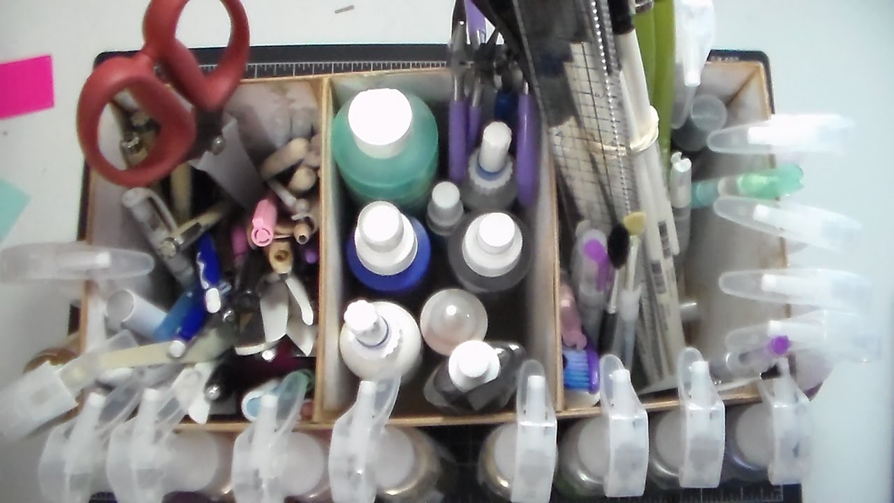 Desktop Craft Storage - YouTube