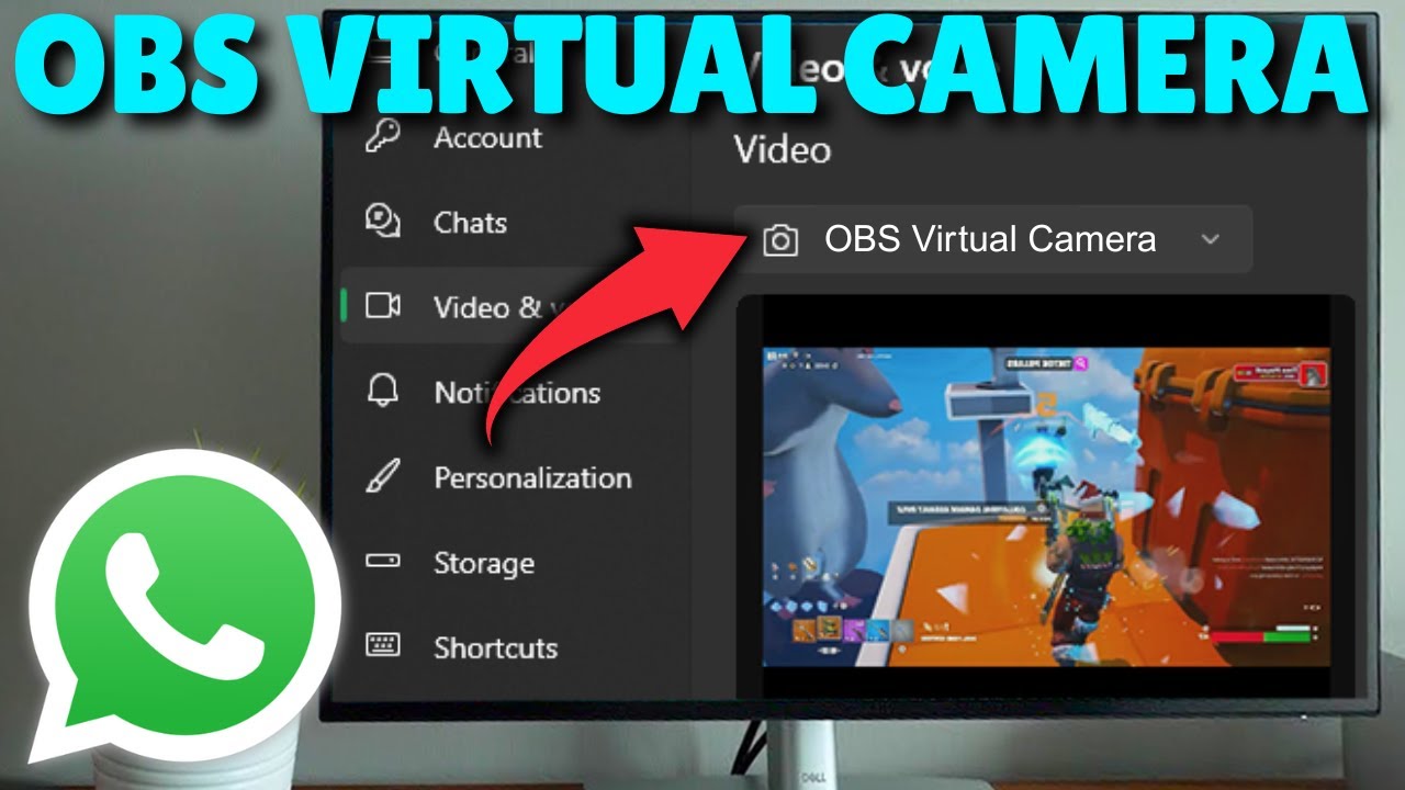 How to Use OBS Virtual Camera on Whatsapp - YouTube