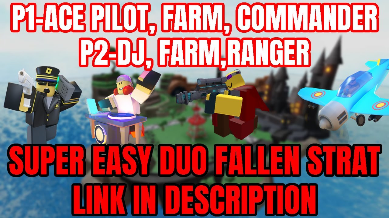*UPDATED* SUPER EASY Duo Fallen Strat No Event/Golden Towers TDS - YouTube