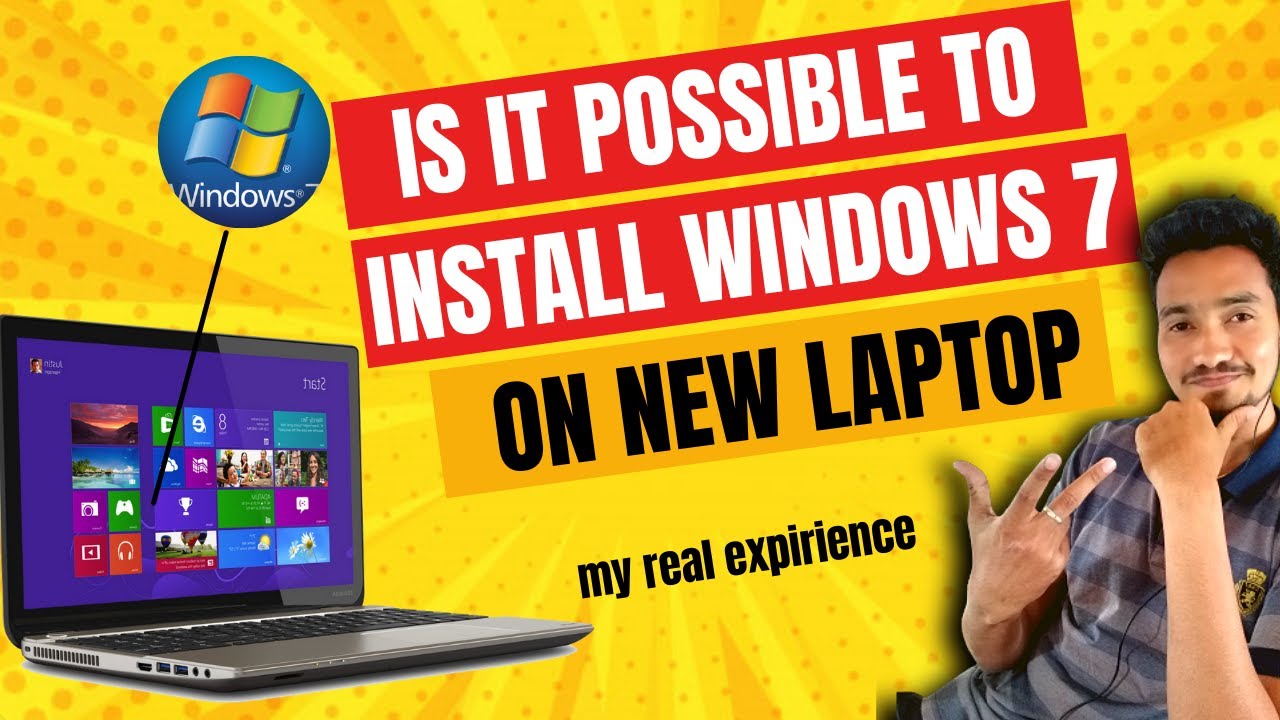 can we install windows 7 on latest laptop || how to install windows 7 ...