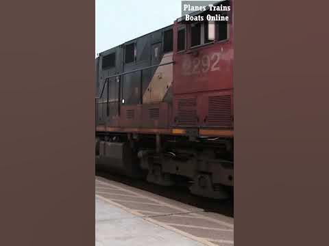 #shorts CN M301 Manifest Train CN 2292 CN 5784 & CN 2544 Locomotives #trains - YouTube
