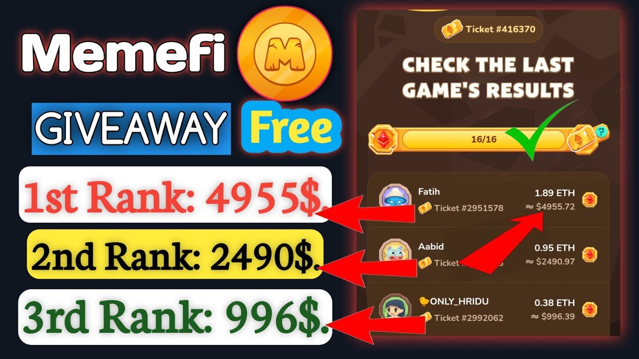 Memefi Giveaway Participate Full Details || Memefi Wallet Connect ...