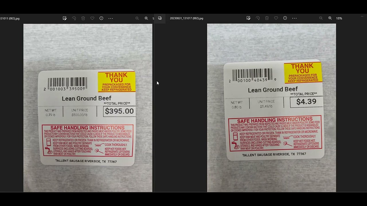 How to embed total price into a barcode when prices are over $100.00 ...
