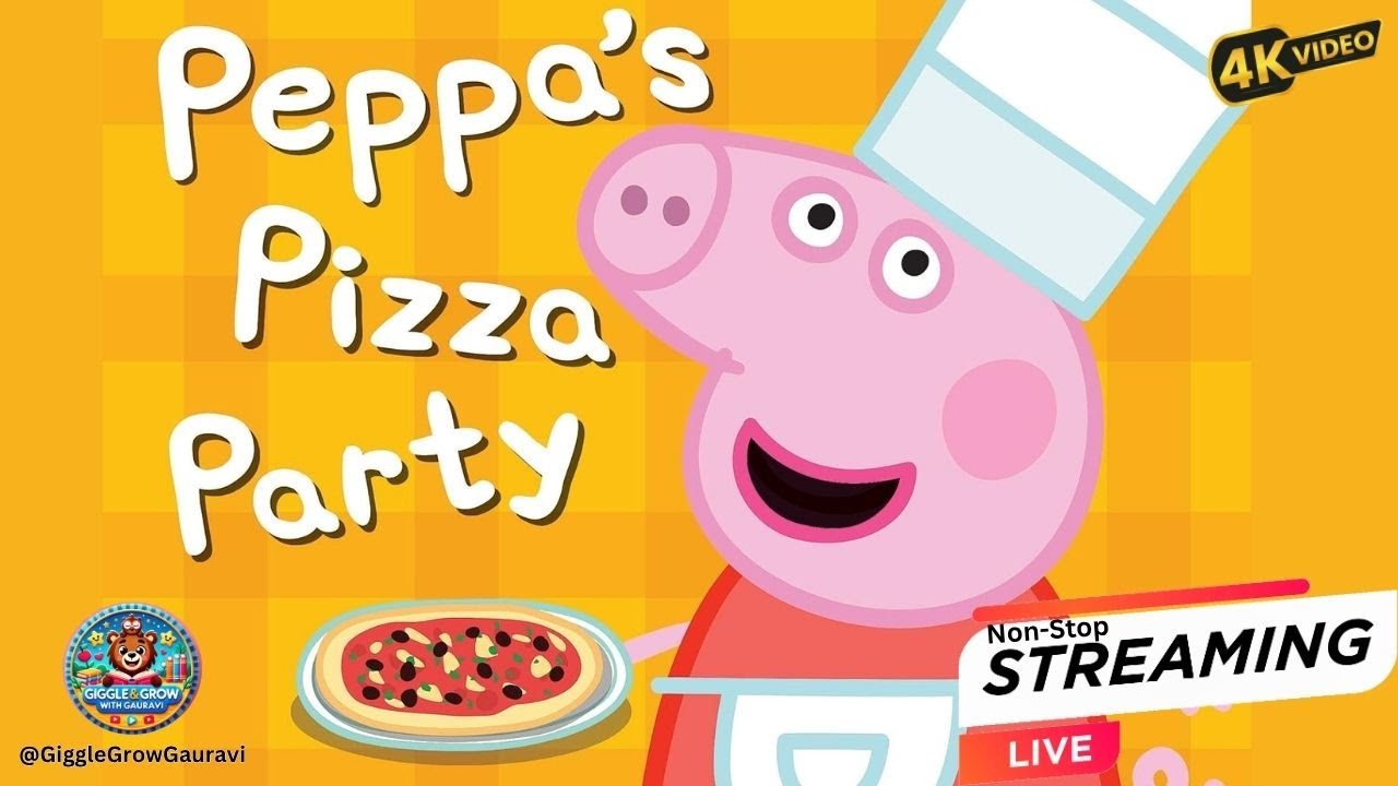 Peppa Pig's Library Collection NONSTOP Live Stream | Children's Books ...