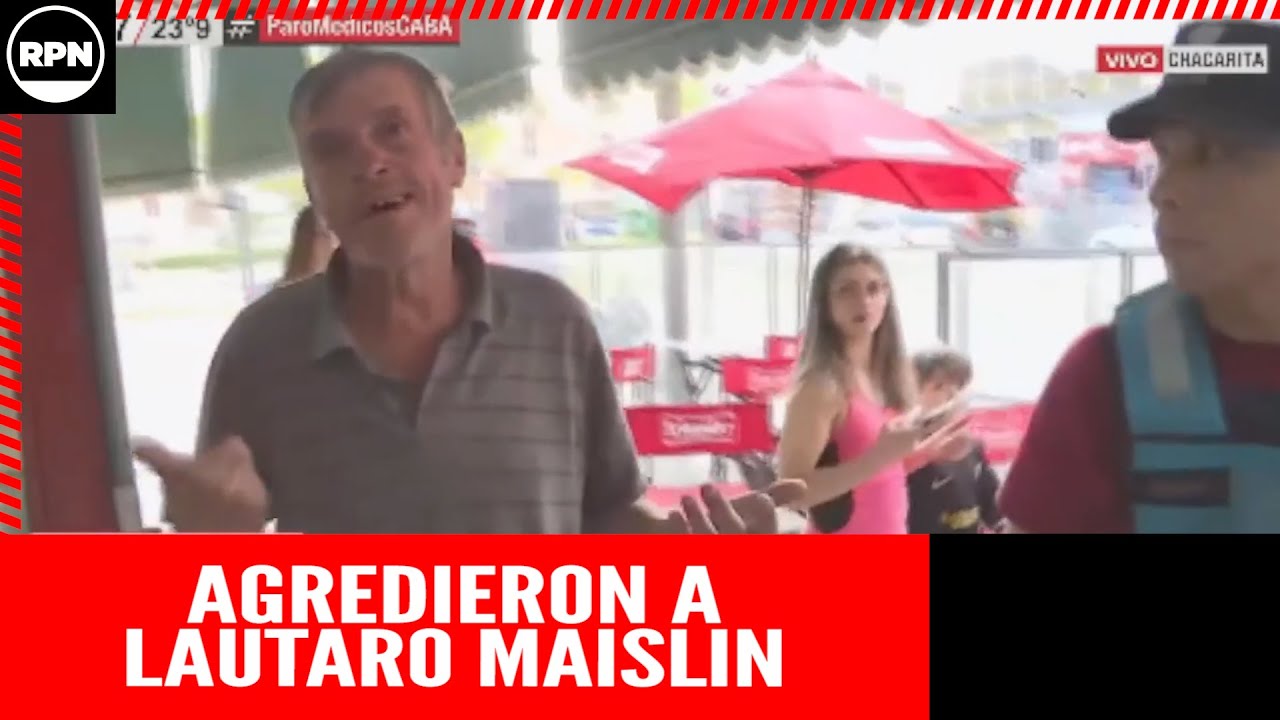 Urgente: Agredieron a Lautaro Maislin al aire frente a la Policía de la ...