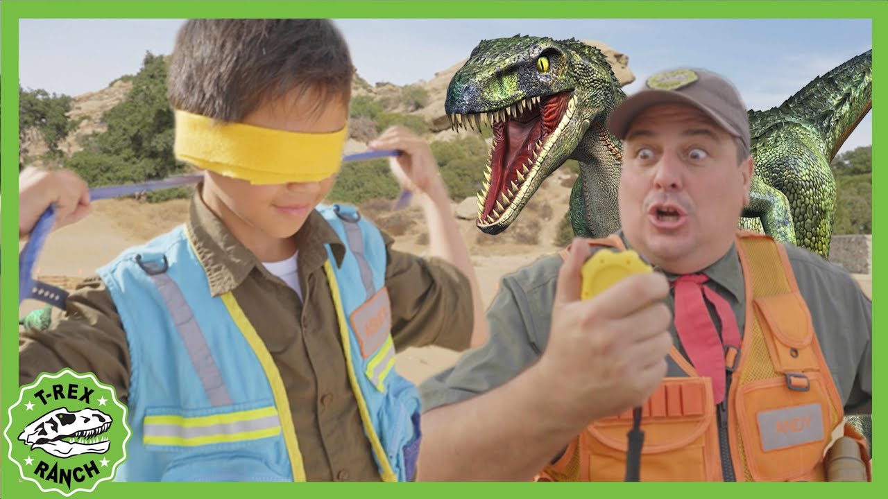 The Greatest DINO Obstacle Course! | T-Rex Ranch Dinosaur Videos - YouTube