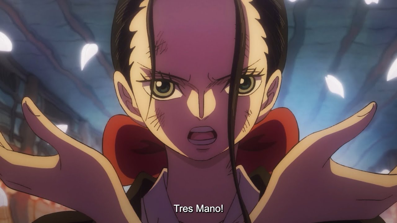 Nico Robin snapped out of Black Maria's illusion and began to attack ...