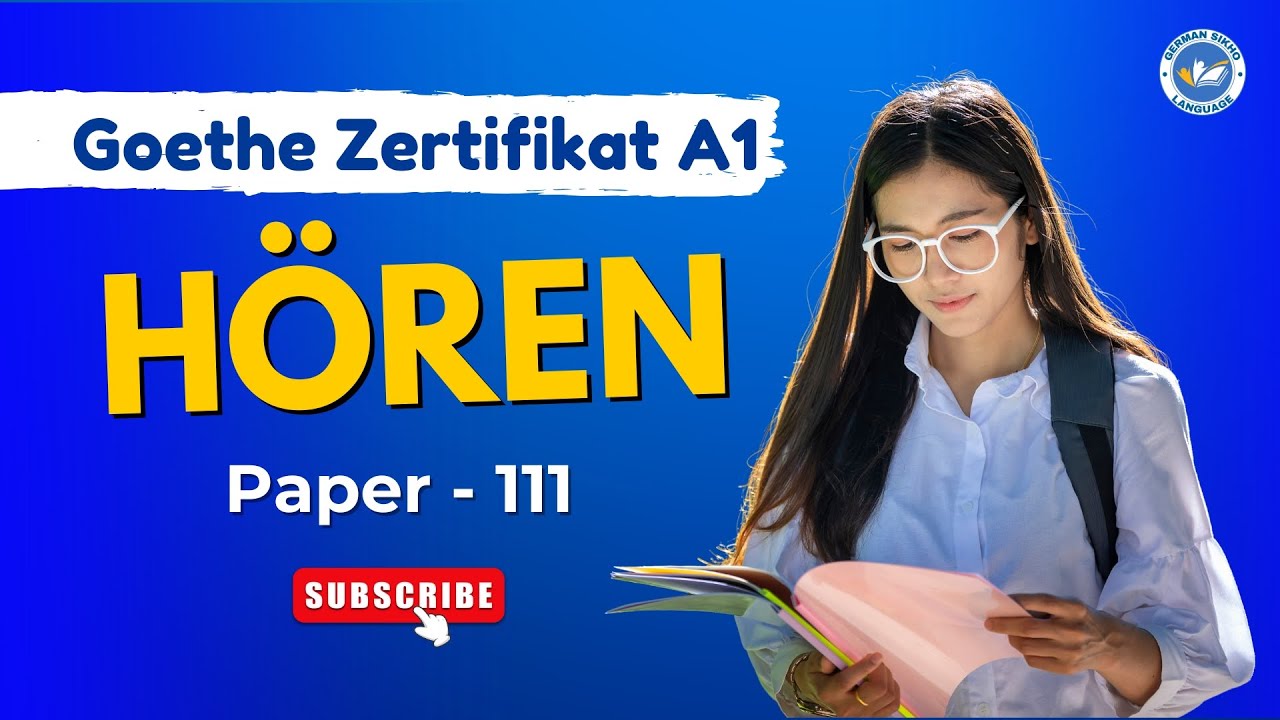 Start Deutsch A1 Exam Practice Test || Paper - 111 || Hören mit den ...