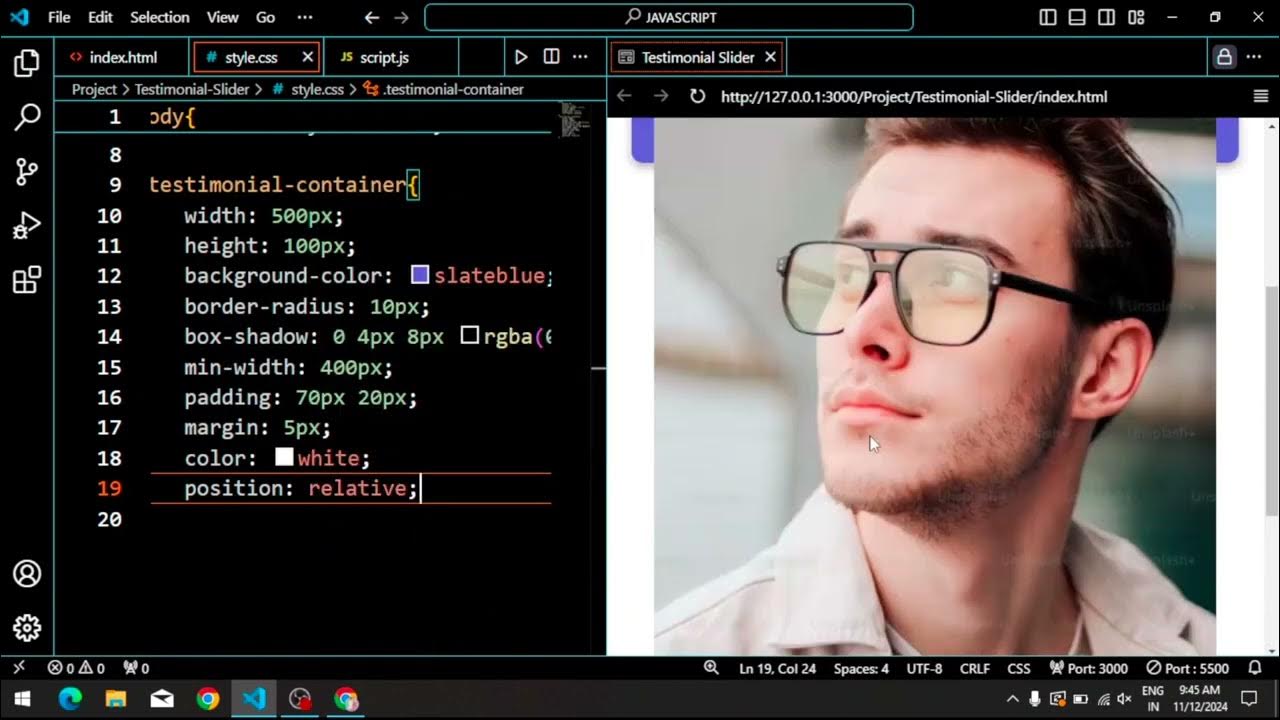 Tip Calculator Project - HTML, CSS, and JavaScript Tutorial | Build a Simple Tip Calculator ...