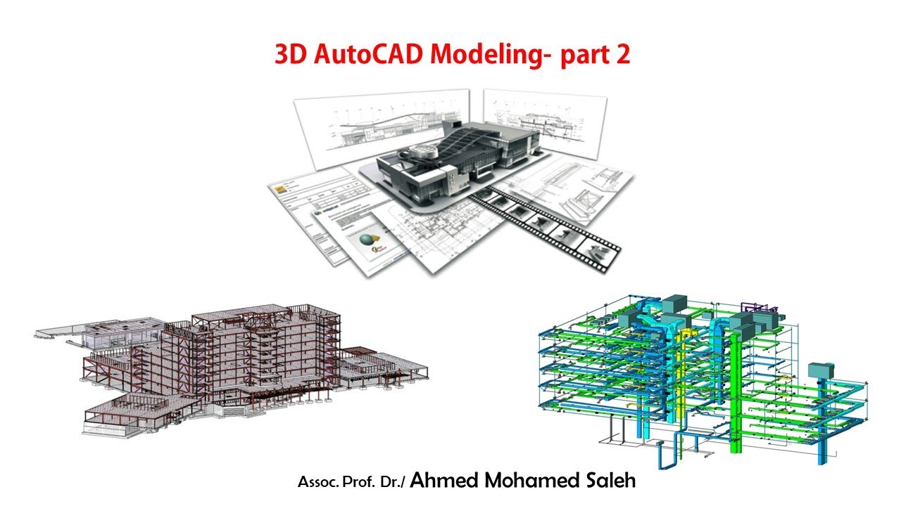 3D AutoCAD Modelling-Part_2 - YouTube