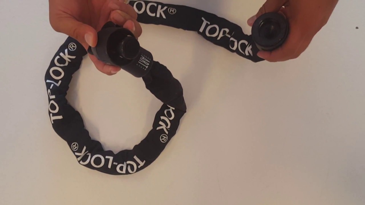 Kettingslot ART 4 Top Lock vaste kop voor scooter of motorfiets - YouTube