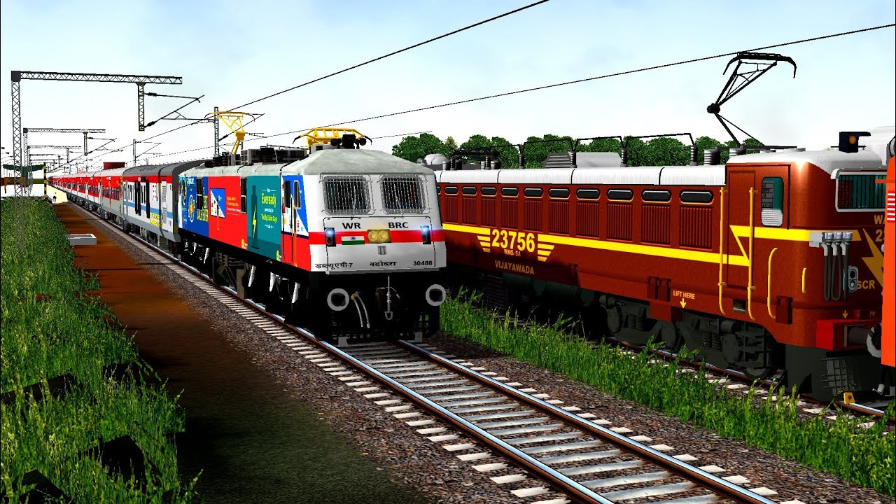 Kanniyakumari - Howrah SF Express (PT) Flipkart Loco Indain Railways ...