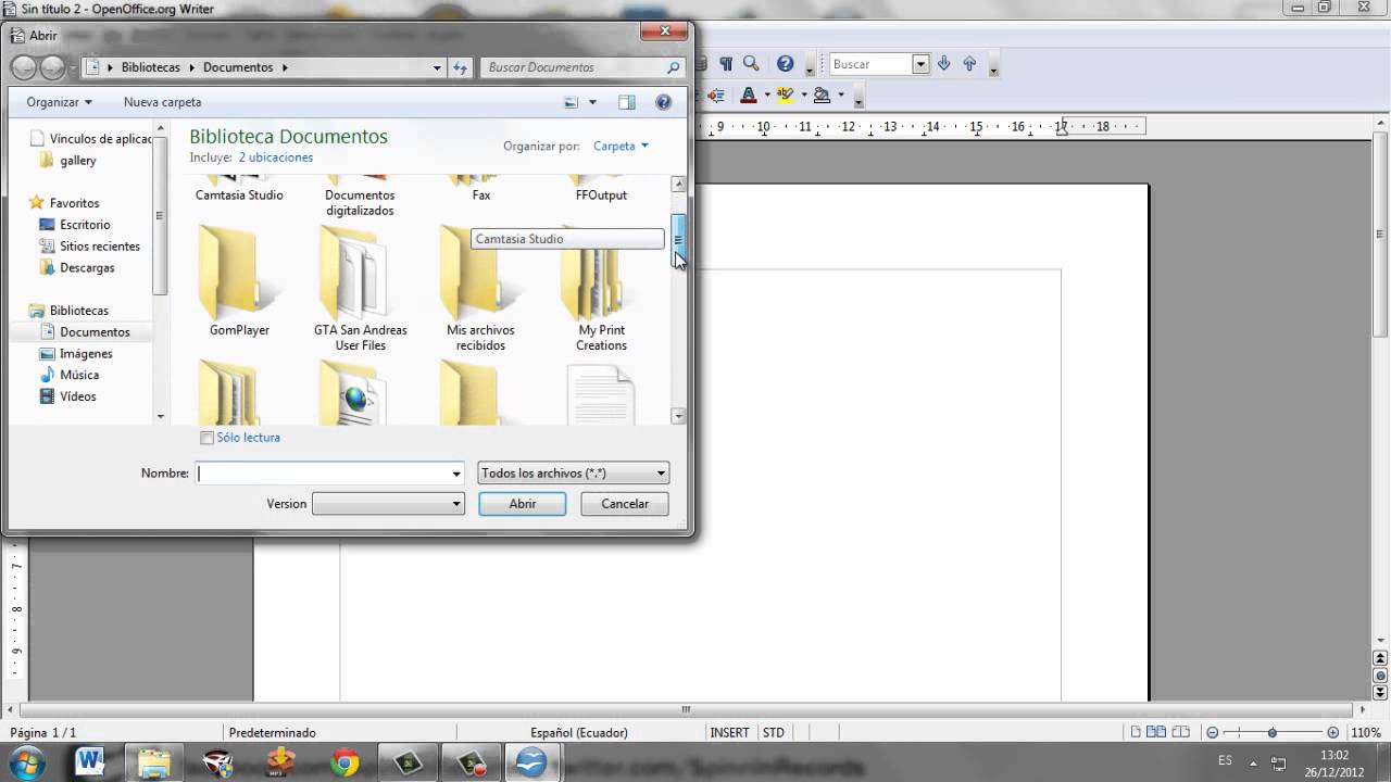 Tutorial de OpenOffice 1ra Parte - YouTube