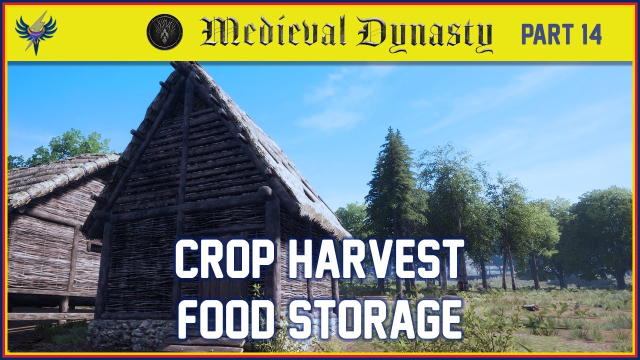 Medieval Dynasty - Part 14 - Crop Harvest - Food Storage - YouTube