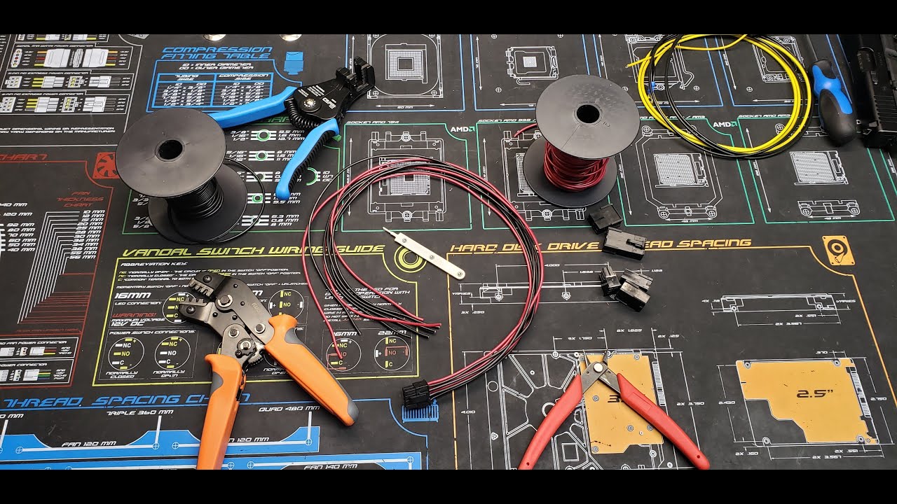 PCIE CABLE BUILD - YouTube