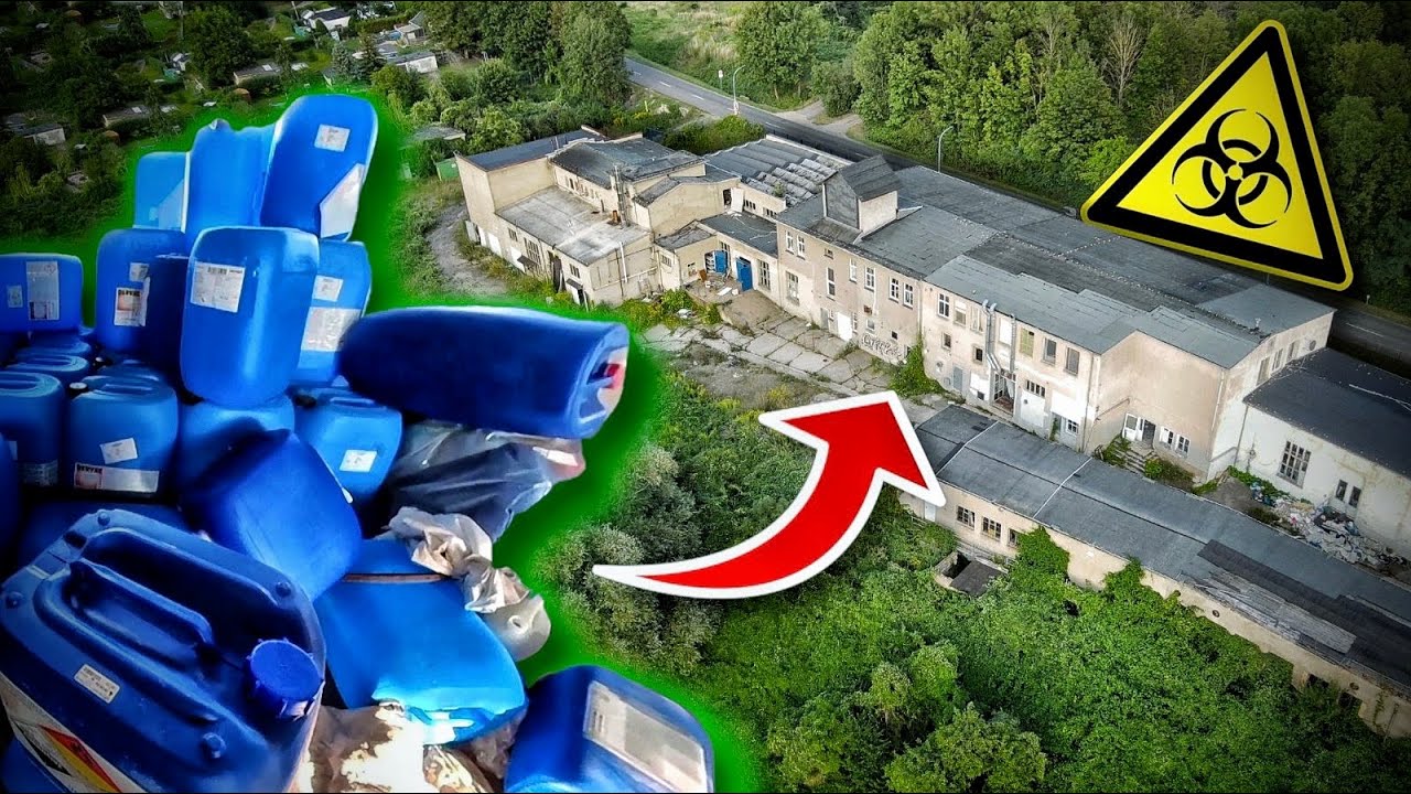 HIER WURDE IN GROSSEM STIL GIFTMÜLL GELAGERT! Achtung Gefahr! ☠️ - YouTube