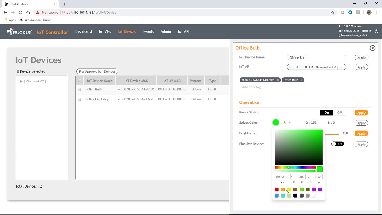 RUCKUS IOT CONTROLLER– ADDING ZIGBEE DEVICES - YouTube