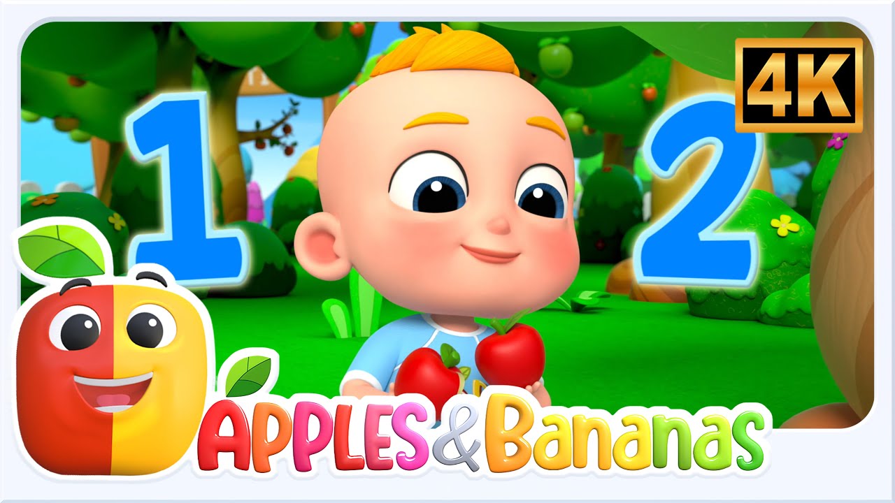 Counting Number song Nursery Rhymes for Kids by Apples and Bananas ...