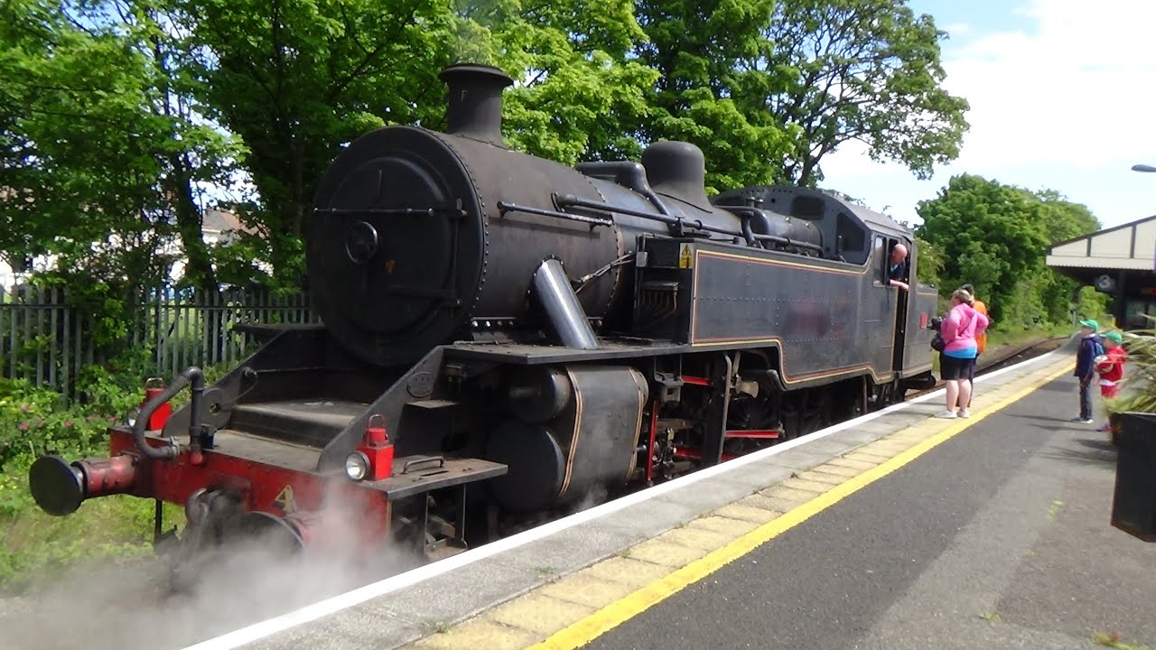 RPSI LMS NCC WT Class 2-6-4 No.4 - Running-In Trials - 14/6/15 - YouTube