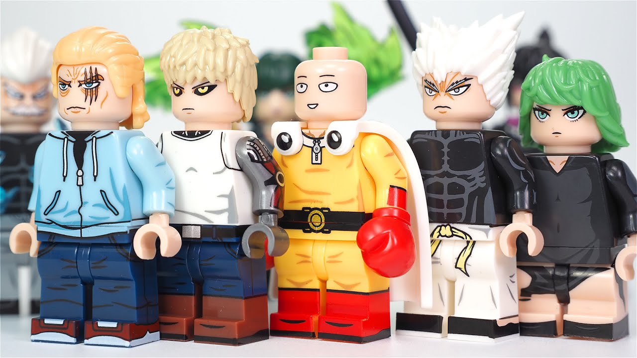 LEGO One-Punch Man | ワンパンマン | Saitama | Genos | Silver Fang | Garou ...