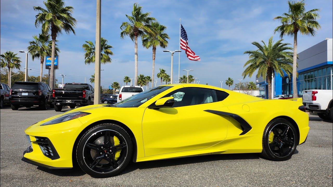 2023 Chevy Corvette Stingray Coupe 2LT, Z51, "Accelerate Yellow ...