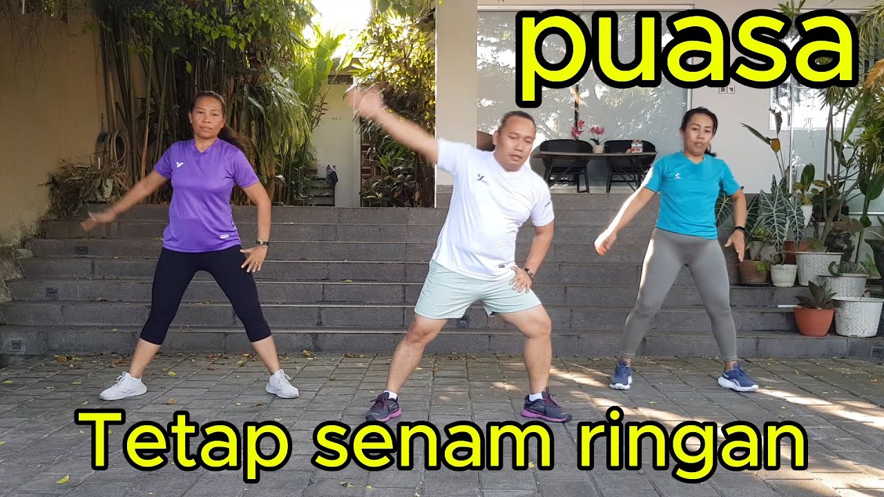 PUASA.. Tetep senam Ringan.Gerakan Senam Dasar. Semua pasti bisa - YouTube