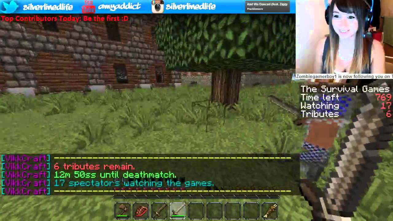 Let's Play Minecraft w/ Vikkstar123: Minecraft Hunger Games Ep. 1 - YouTube