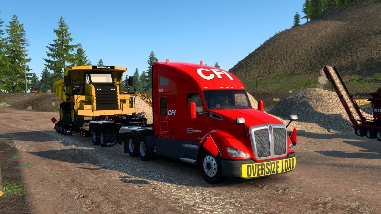 CFI Logistics | Hauling a CAT 772G Dump to Roseville Cali with BWS ...