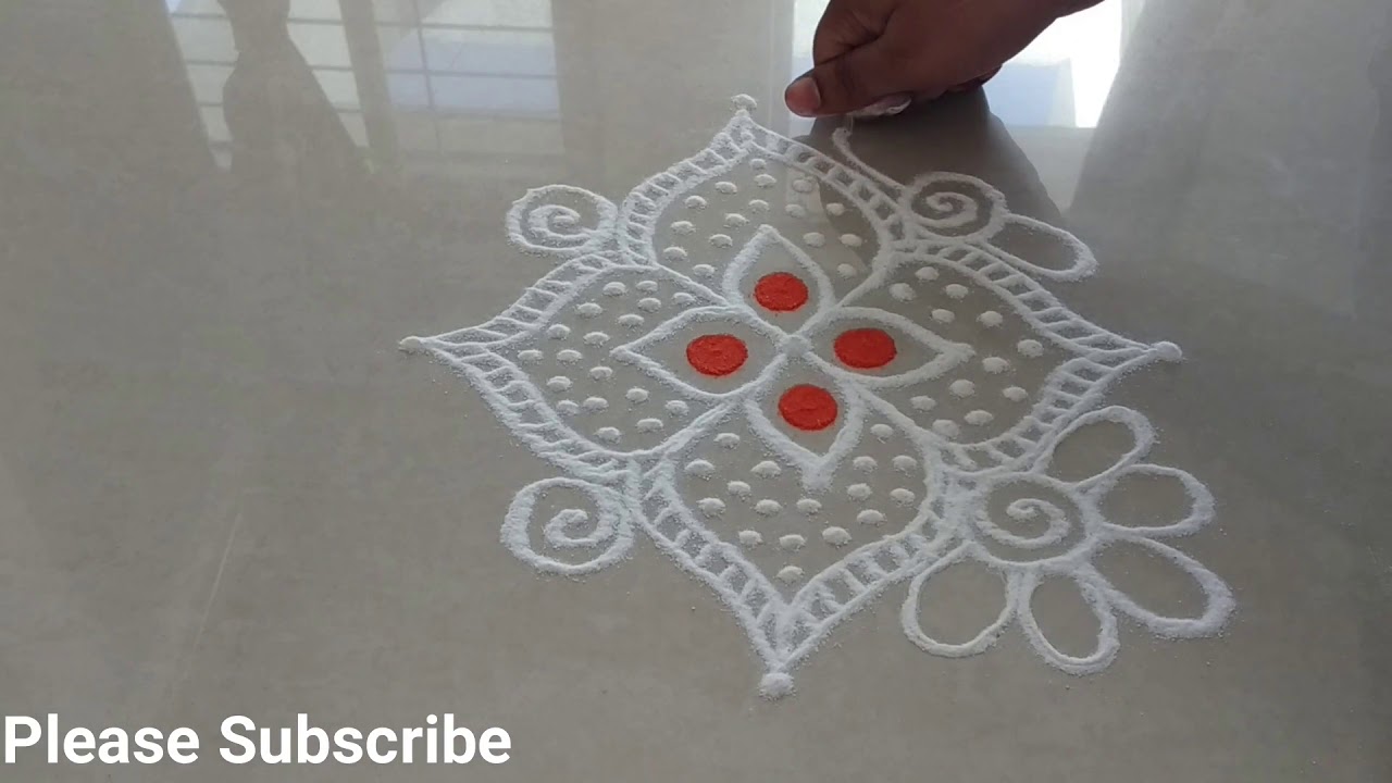 Innovative easy small multi-coloured rangolis || Easy, small, beautiful ...