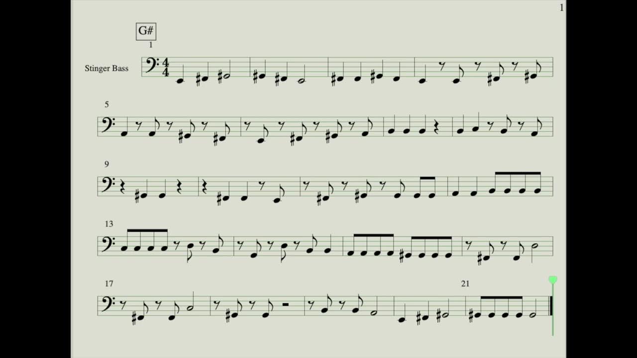 Bass sight reading LEVEL 3/PART 9 - YouTube