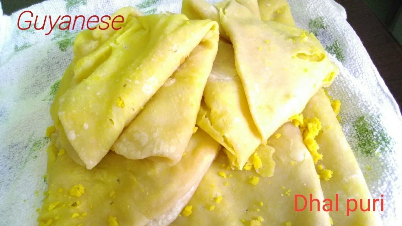 Dhal Puri /Guyanese recipes /cooking with Nicki - YouTube