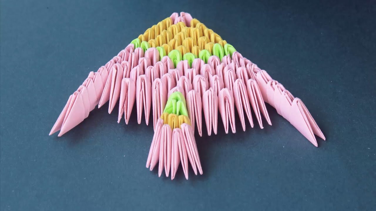 3D Origami Fish in DIY Paper Crafts by SrujanaTV - YouTube