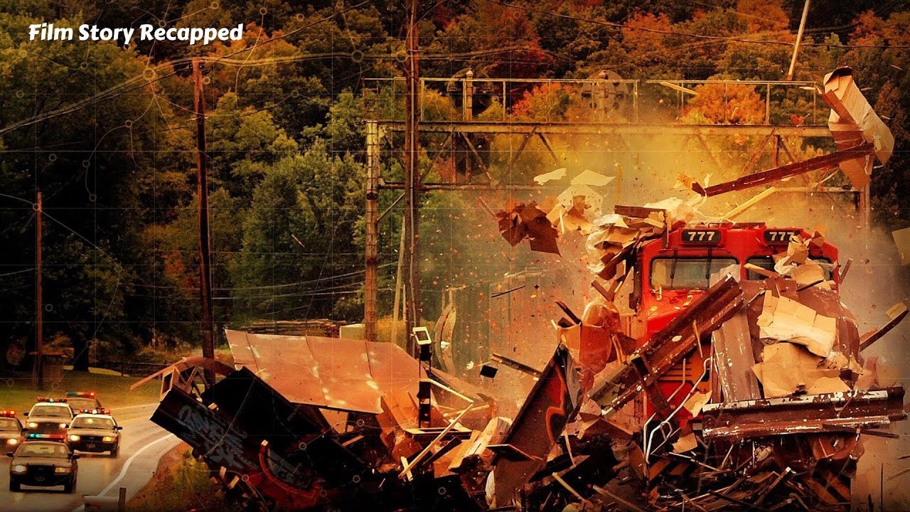 A train full of flammable and explosive objects, actually no driver ...